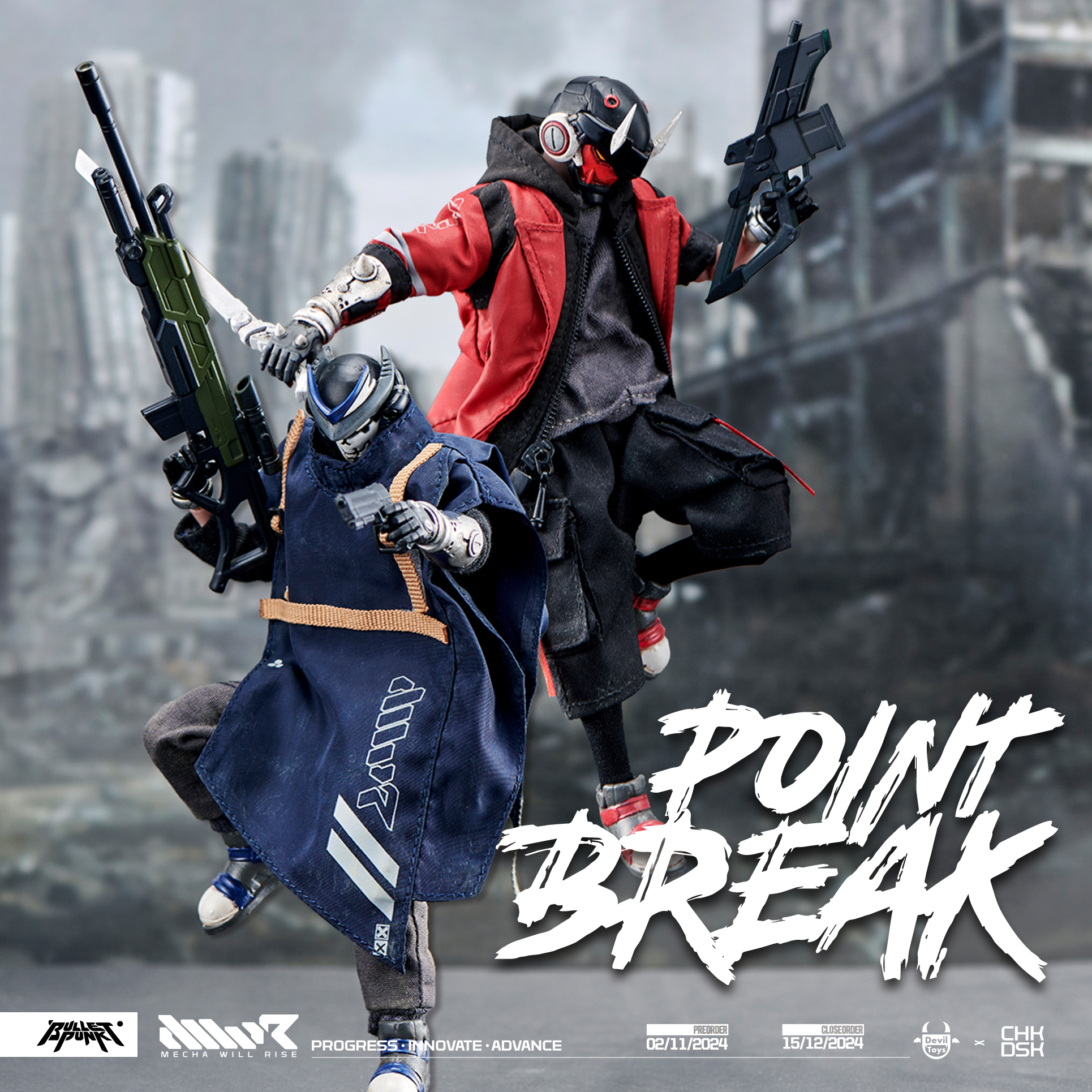 Carbine(Point Break Version) 1:12 Scale Action Figure|Devil Toys | ユニオン ...